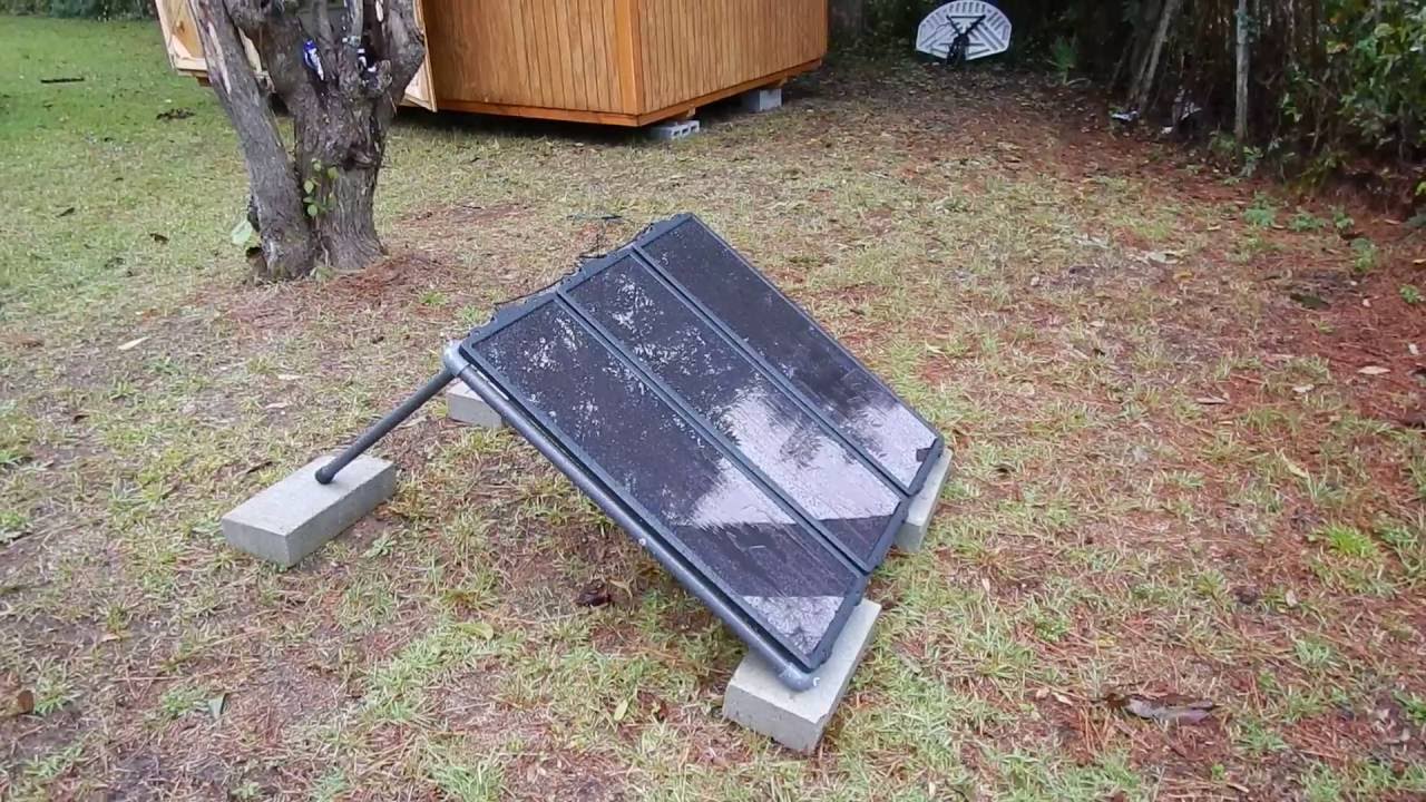 Dre.. Solar Panels setup..750 Watt.. Running off A Battery Bank - YouTube