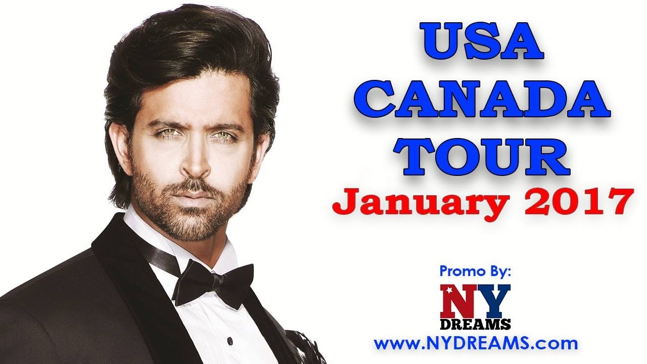 Hrithik Roshan USA & Canada Tour Promo - YouTube