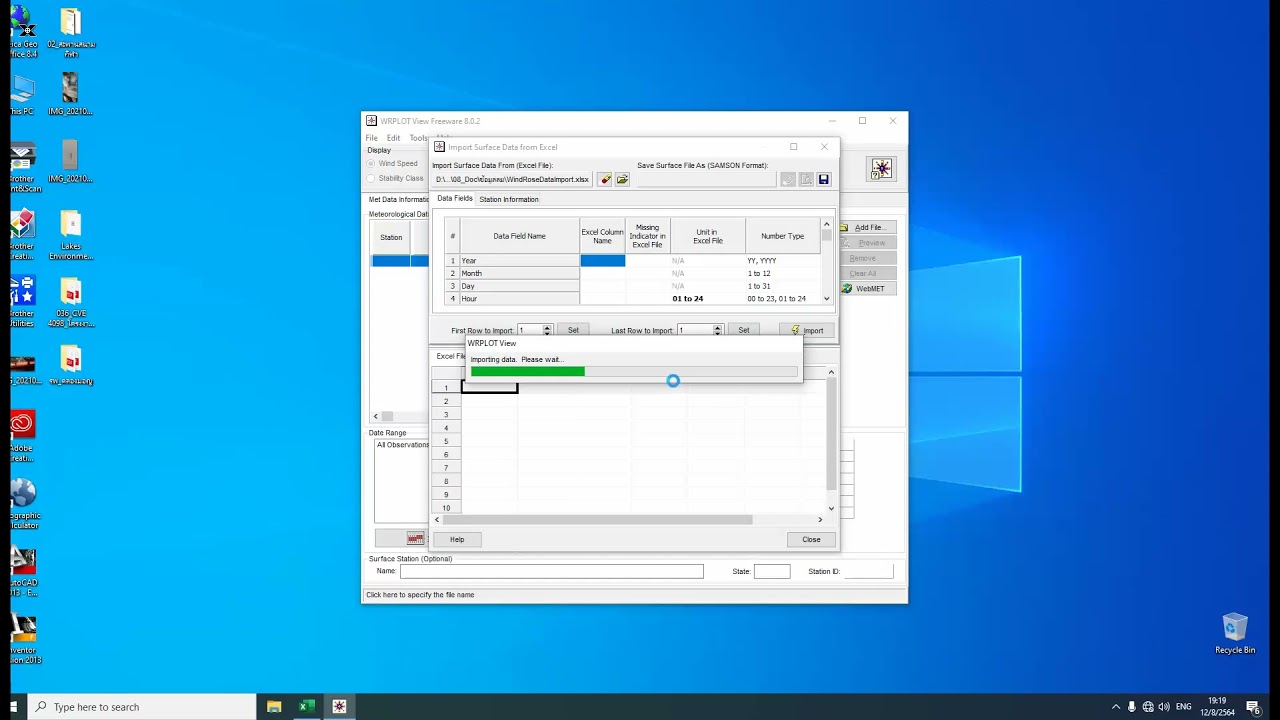 WindRoseDiagram by using WRPLOT view - YouTube