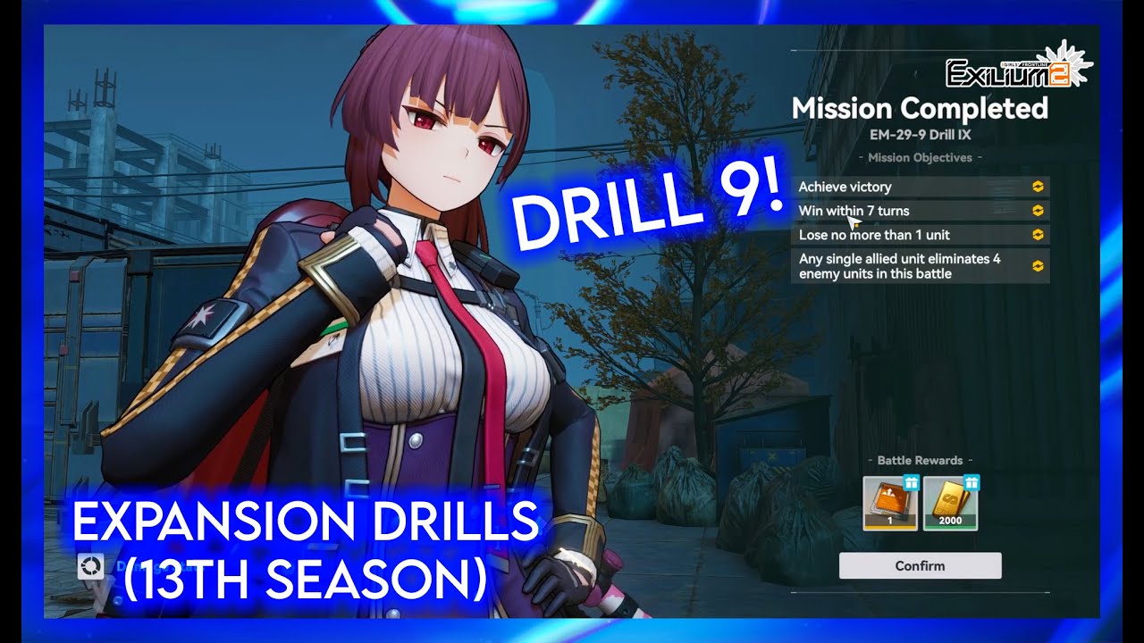 [GFL2] Drill 9 - Expansion Drills (13th Season) - YouTube