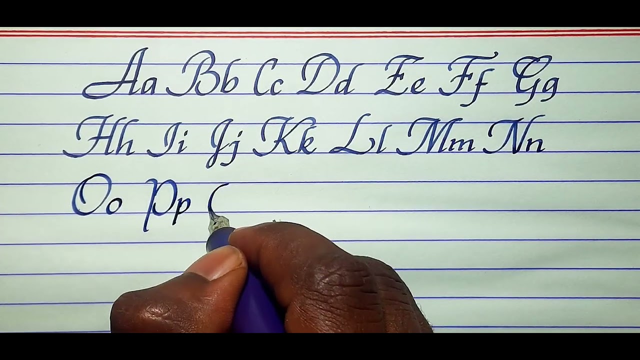 How to write english capital and small letters/ lucida writing a-z ...