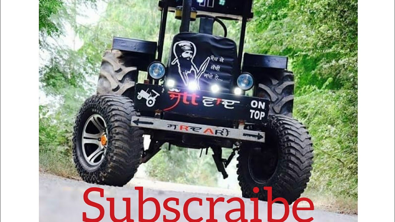 Modified mahindra tractor - YouTube