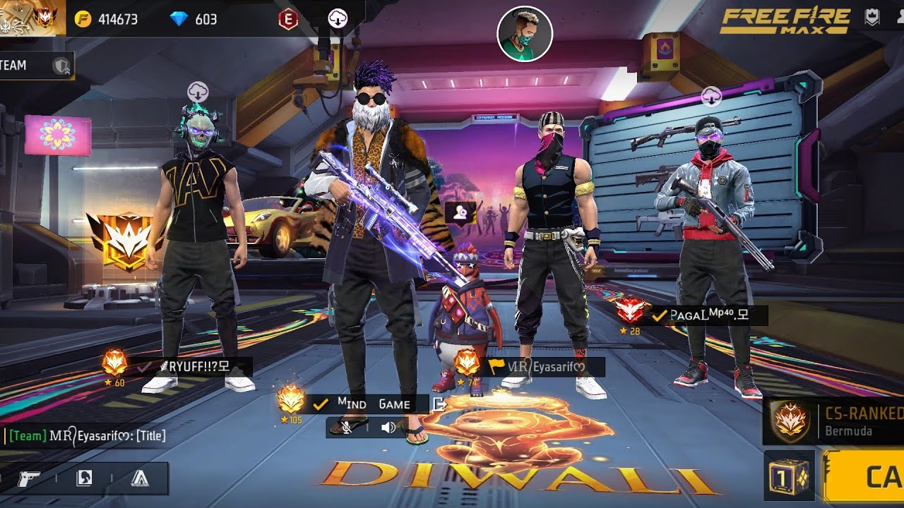 FF MIND GAMER is live cs rank push 🫸🌡️🫷#freefire #garenabrasi # ...