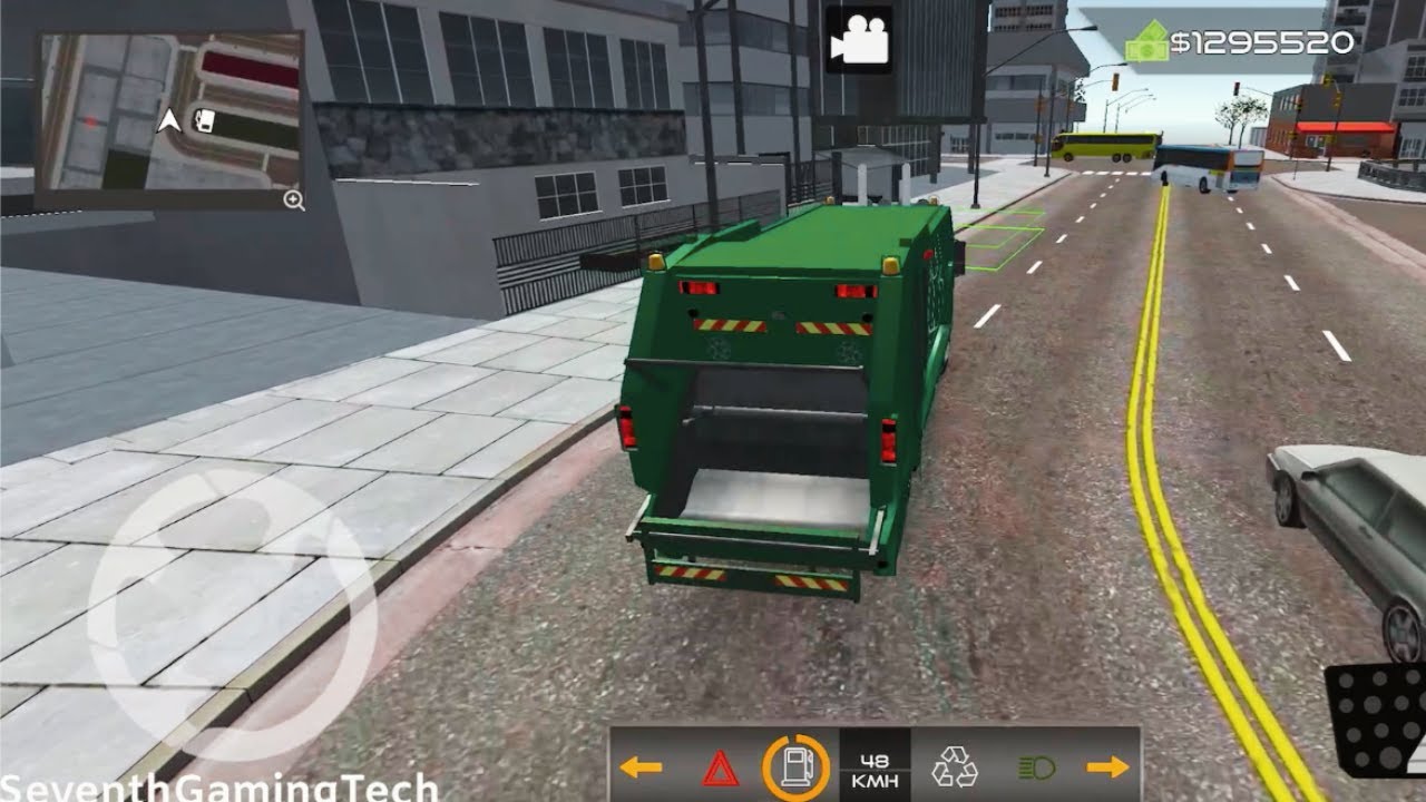 Super Green Garbage 🚛🚛 Truck Simulator Mobile Gameplay - YouTube