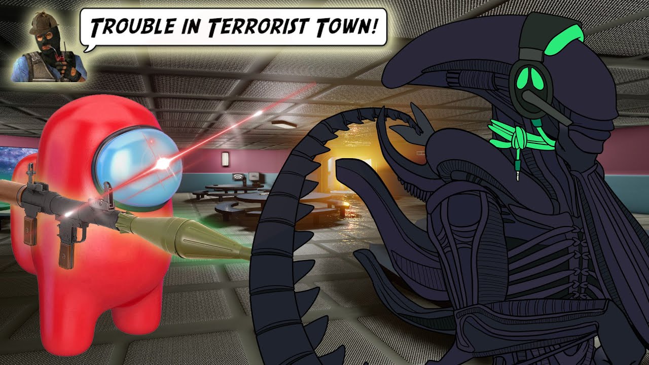 3D Among Us but with Rocket Launchers | TTT - YouTube