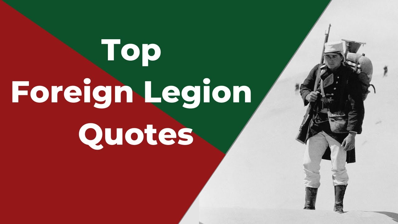 Top French Foreign Legion Quotes | Warrior & Military Motivation - YouTube