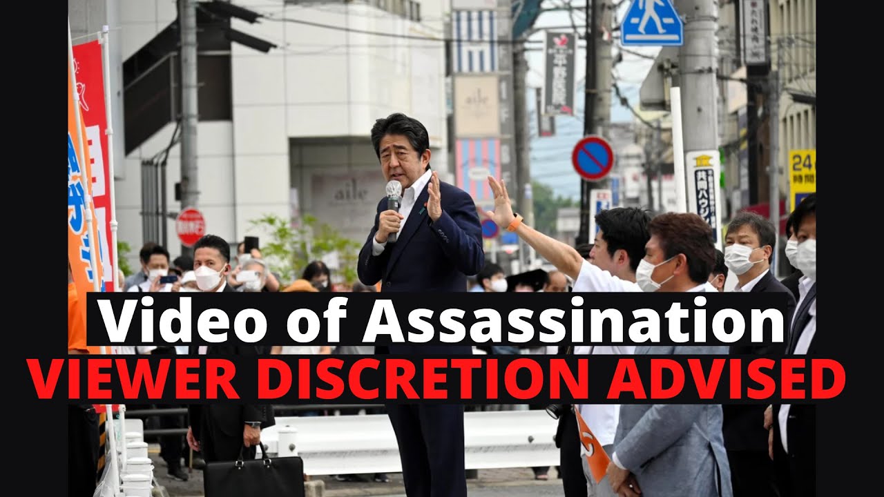 Shocking video of Shinzo Abe's assassination - YouTube