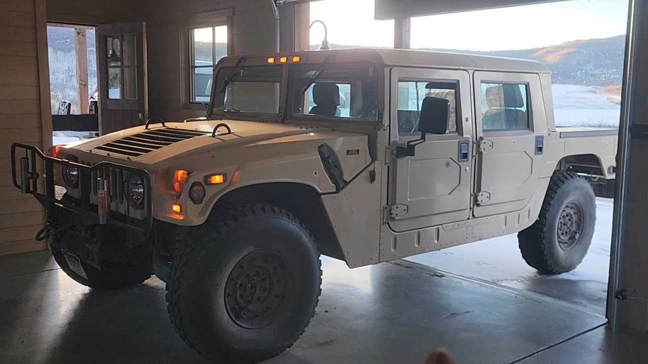 H-1 HUMMER Maintenance, Repair, & TEST DRIVE !! How To : CV Axle ...