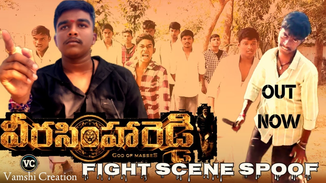Veera Simha Reddy Fight Scene Spoof Vamshi Creation - YouTube