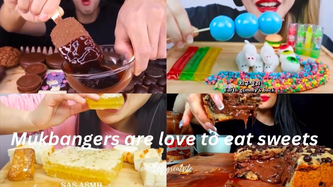 Mukbangers,who are eating too much sweets - YouTube