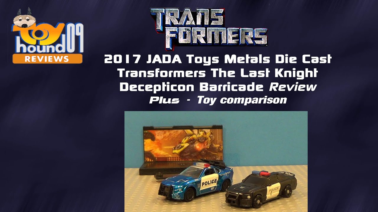 Toyhound09 Review,Jada Metal Die Cast Transformers Barricade - YouTube