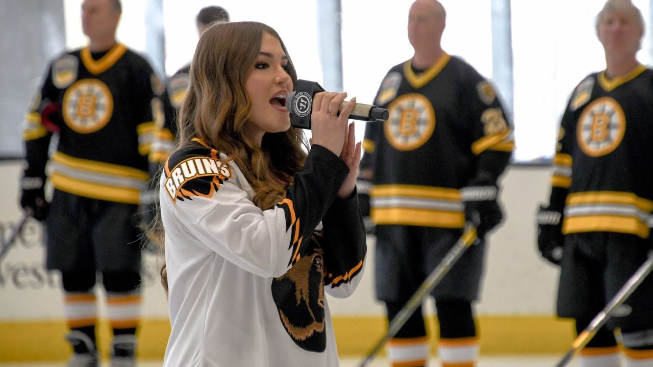 Teona Zak Sings National Anthem - April 15, 2023 - YouTube