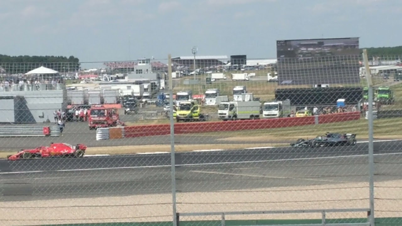 Silverstone Formula 1 Grand Prix 2018 - The view from Stowe Grandstand ...