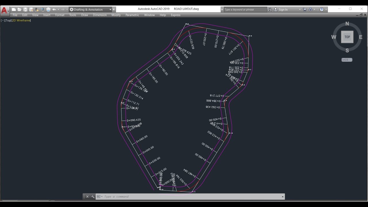 Road Layout in AutoCAD using SW_DTM || Surveying || Nepali - YouTube