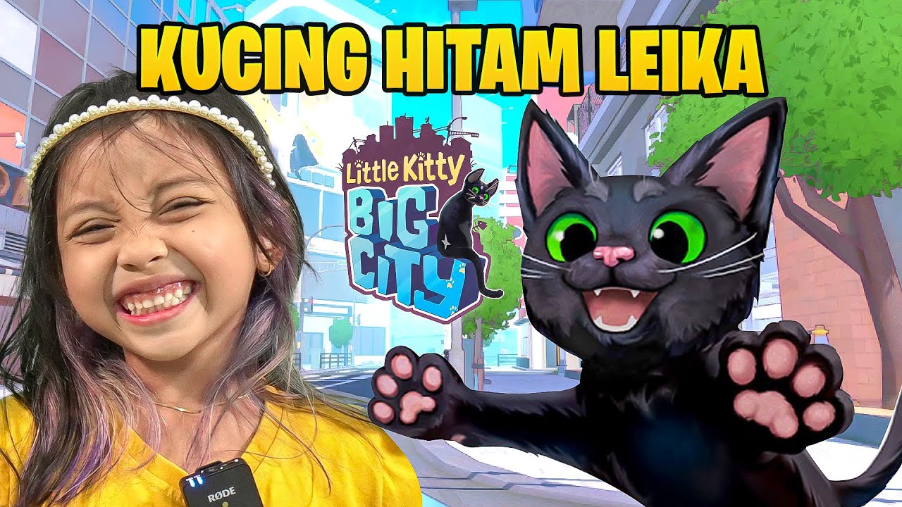PETUALANGAN KITTY SI KUCING HITAM MILIK LEIKA 😱😨 KUCING HITAM RESE ...