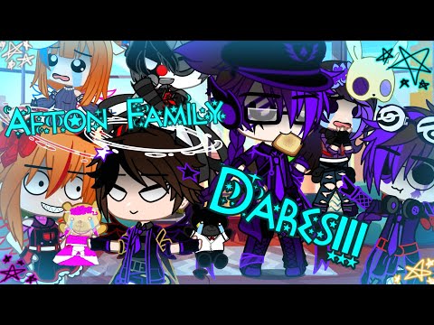 AFTON FAMILY DARES!!! / FNAF / 100k SPECIAL 💫 / Sparkle_Aftøn
