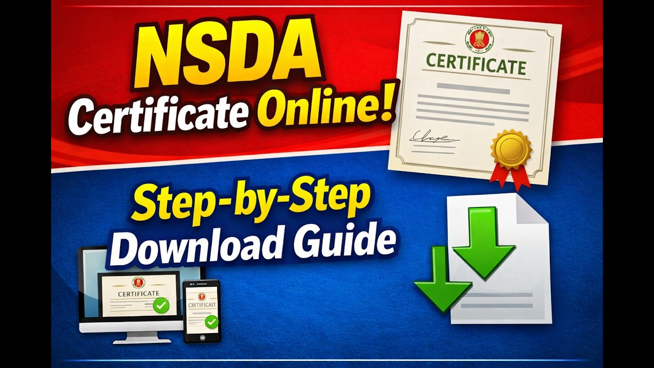 How to download NSDA Certificate || কিভাবে NSDA সার্টিফিকেট দেখবেন ও ...