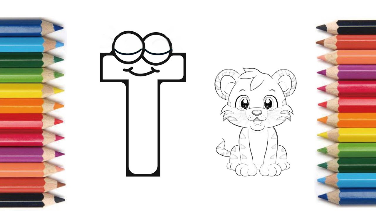 T and Tiger 124 #cartoon #funny #coloring #picture #art #magicfinger # ...