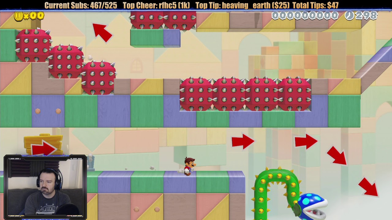 Super Mario Maker User-Created Levels Gameplay pt7 - Long Jumps and ...