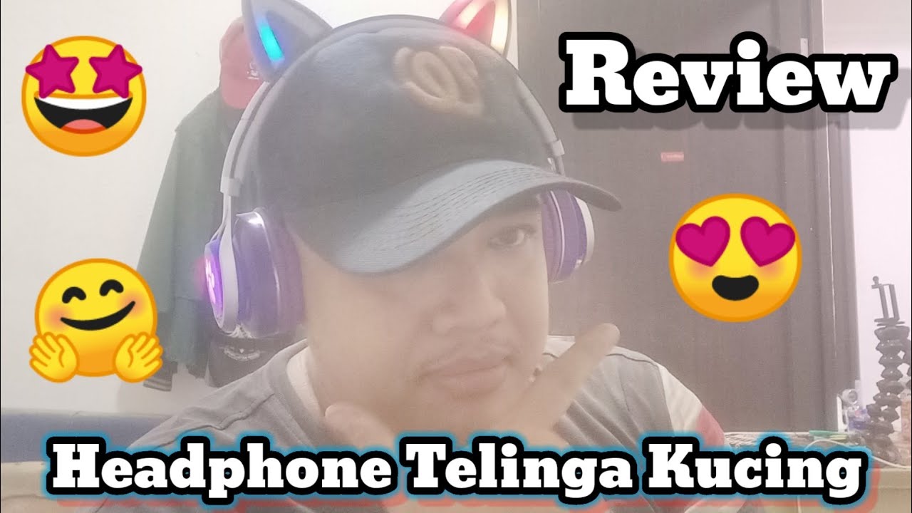 Ngeriview Headphone Telinga Kucing Model Terbaru Sangat Bagus - YouTube