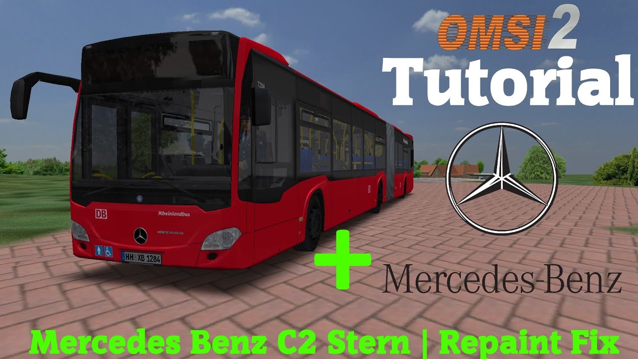 OMSI 2 Tutorial [60FPS] | Mercedes Benz C2 Stern | Repaint Fix - YouTube