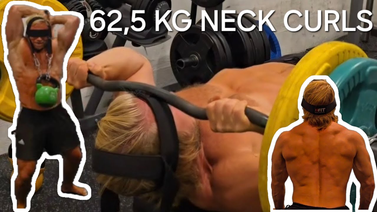 Neck Training Session Tutorial (135+ lbs NECK CURLS!) - YouTube