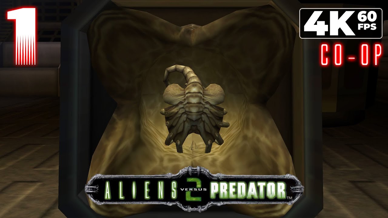 Aliens versus Predator 2 (PC) - 4K60 Walkthrough (Alien) Co-op Mission ...