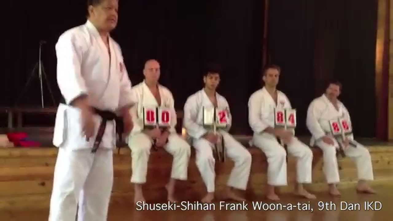 How To Score Kata Competitors at IKD Tournaments | Shuseki Shihan Frank ...