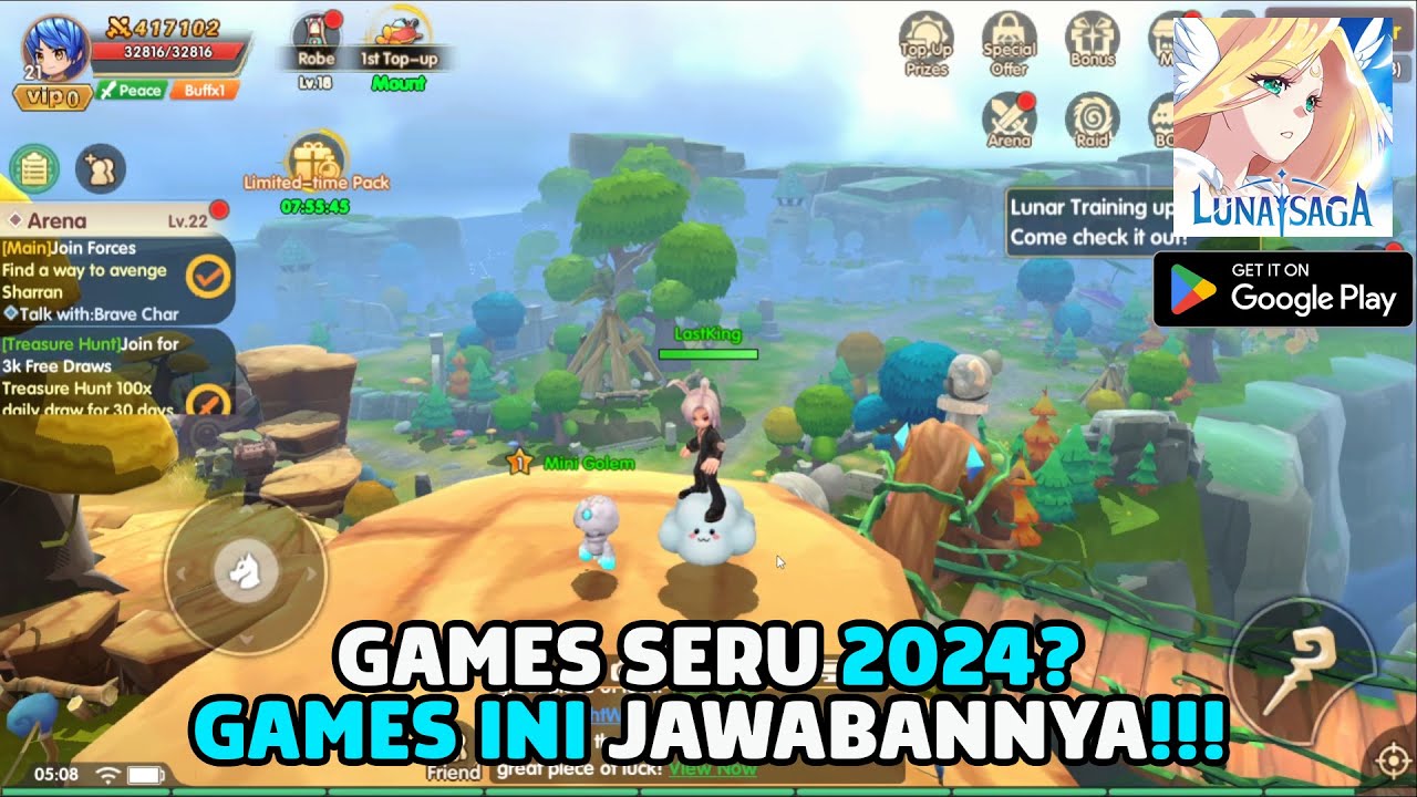 Luna Saga RPG Games - (Android Gameplay) - YouTube