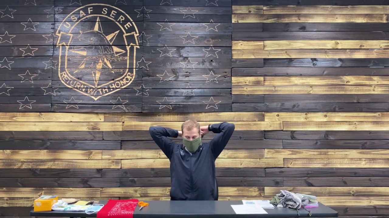 SERE Specialist Explains How to Make a Mask - YouTube