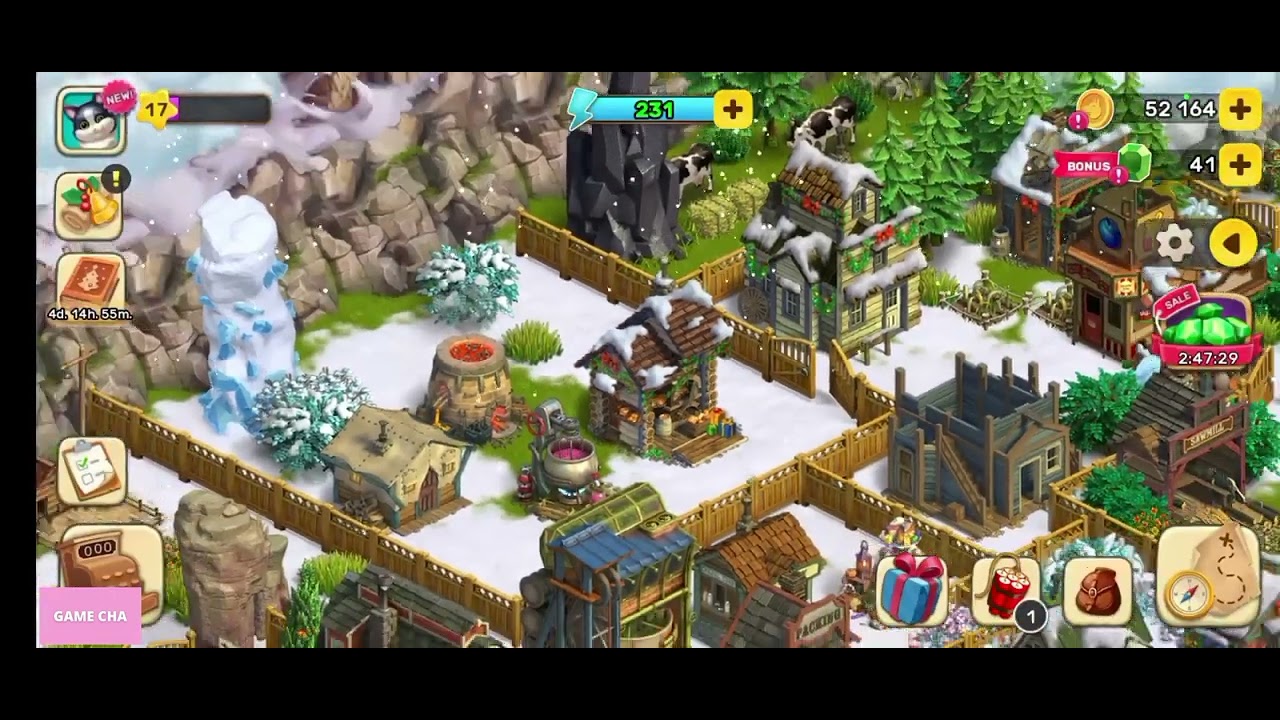 Snow! | HD Gameplay Klondike Adventures | Adventure Game | Farming and ...