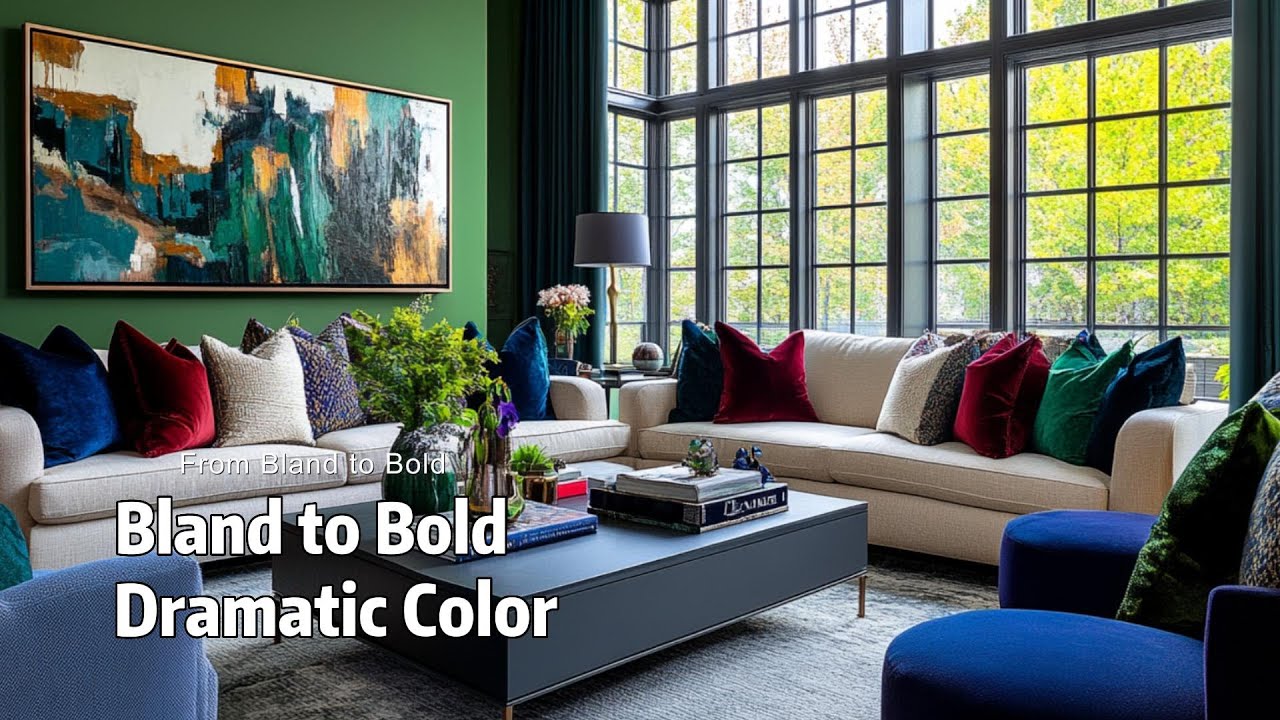 From Bland to Bold: How to Master Dramatic Color Combinations in Your ...