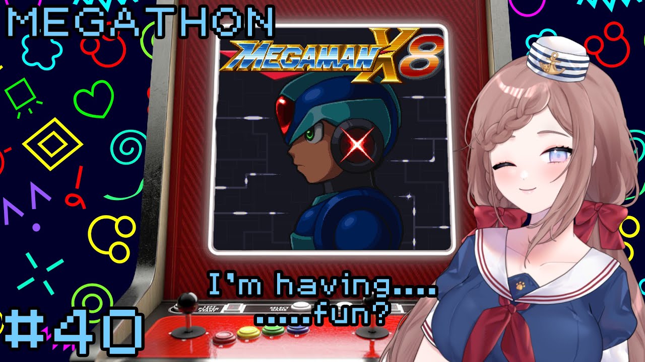 Mega Man X8 - #2 First time! Hard mode! I'm... I'm.... Having fun ...