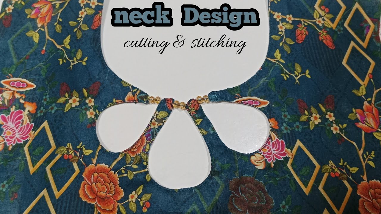 leaf neck design||neck design with 3 circle||latest neck design 2025 ...