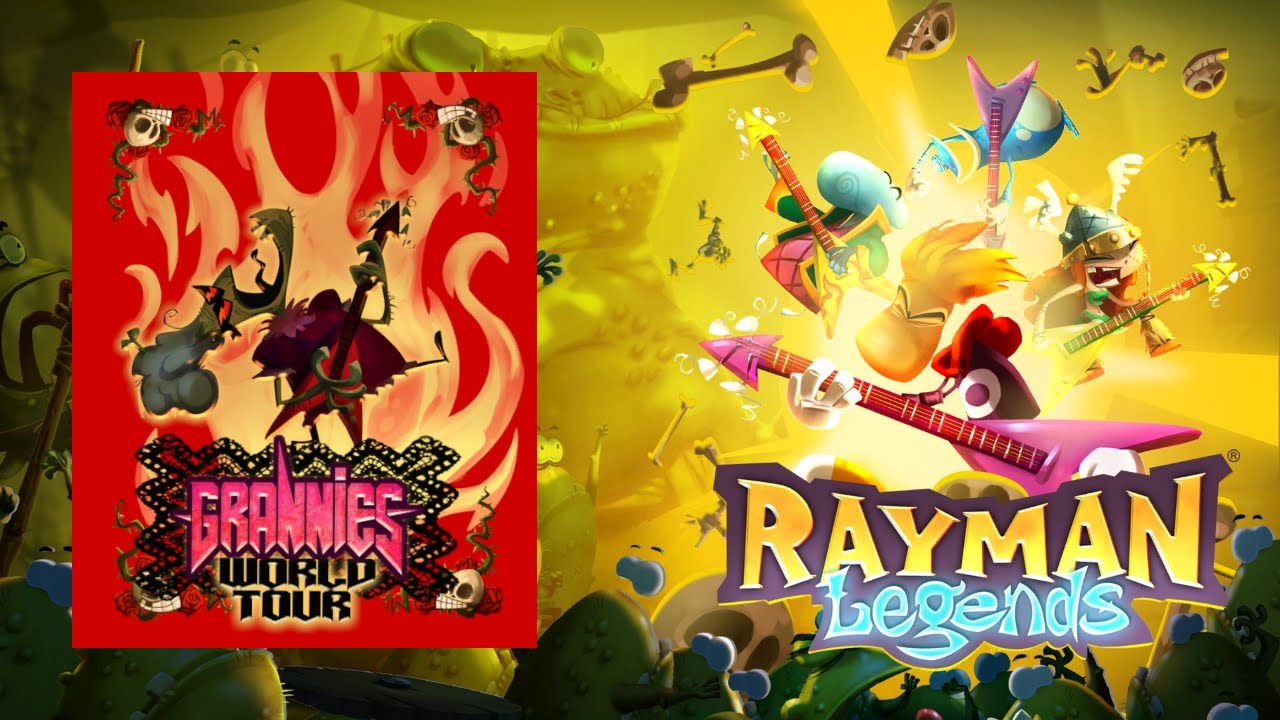 Rayman Legends - Music Level ( Grannies World Tour ) - YouTube