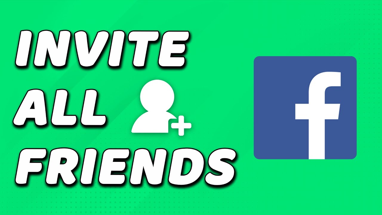 How To Invite All Friends To Like Facebook Page (FAST!) - YouTube