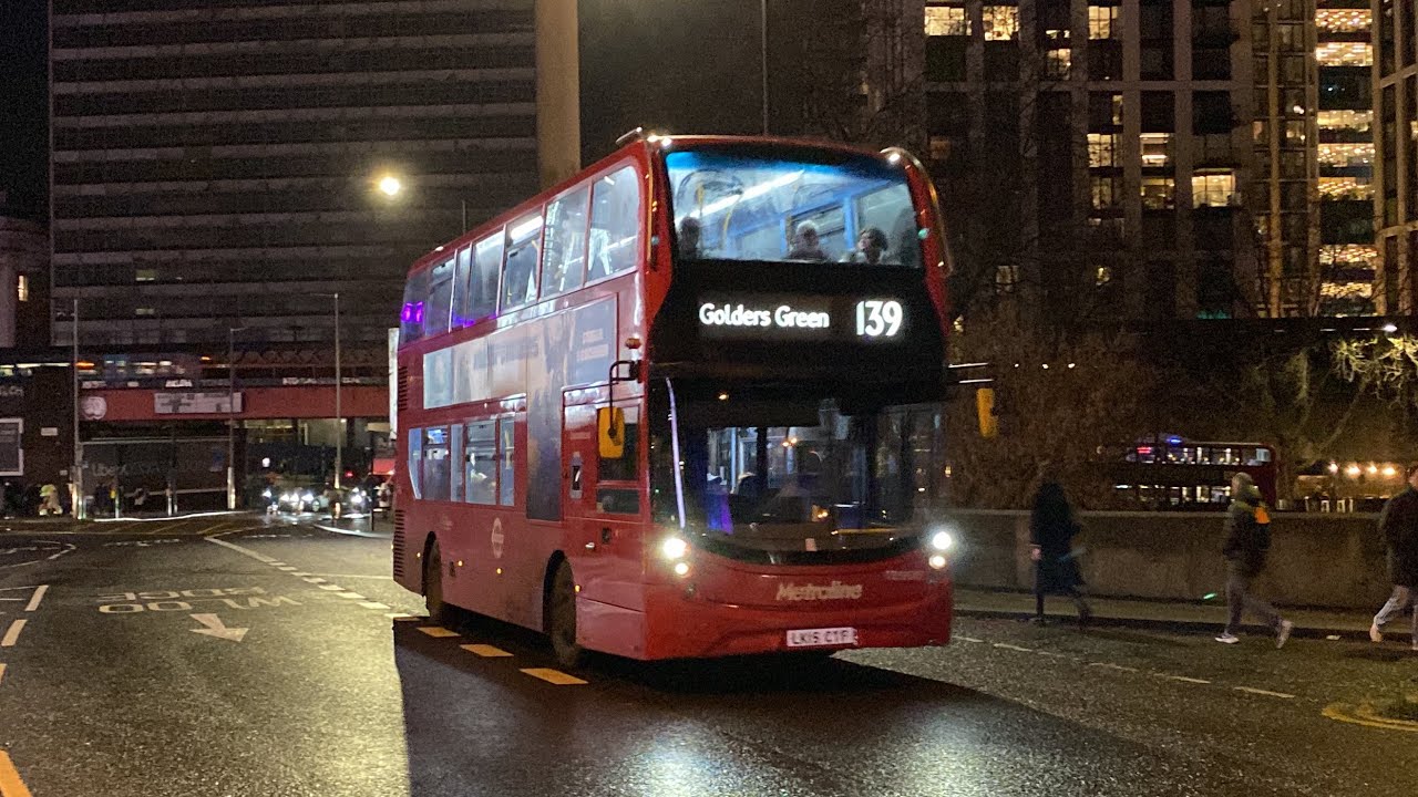 Bus Observations After Dark At Waterloo | 12/12/2023 - YouTube