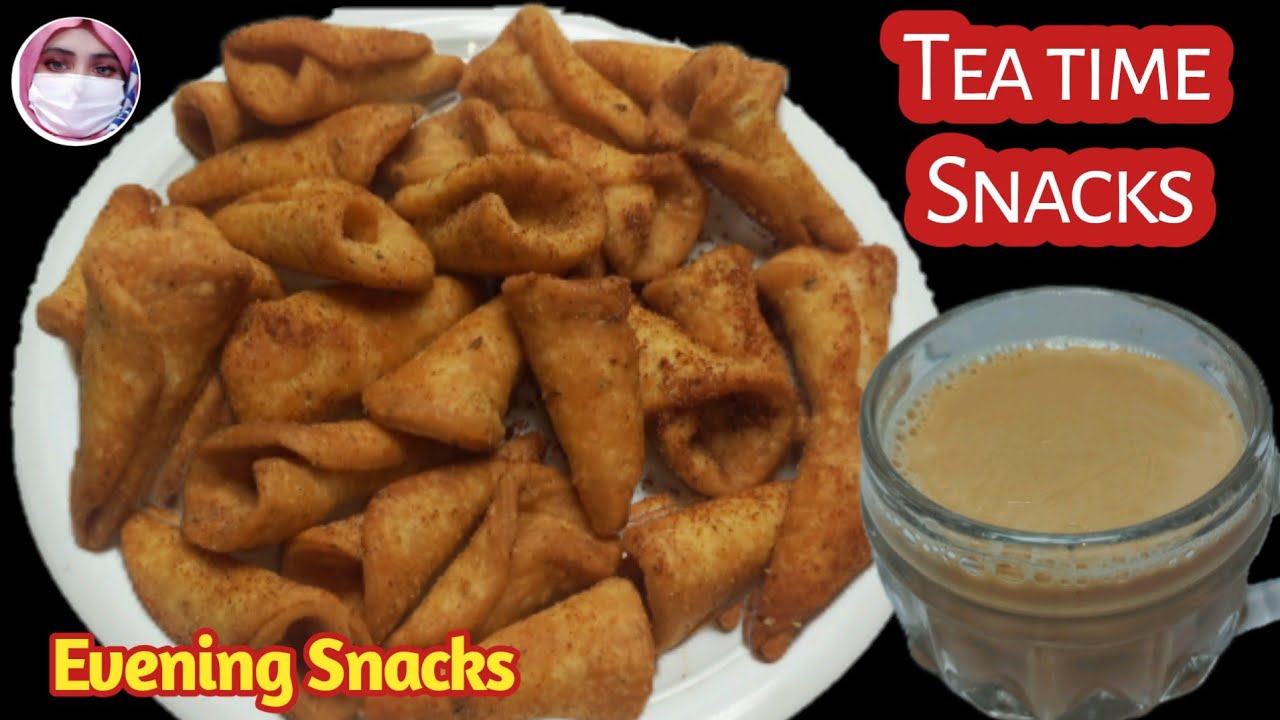 5 Minutes Evening Snacks |Tea Time Snacks |New Recipe |Crispy Flour ...