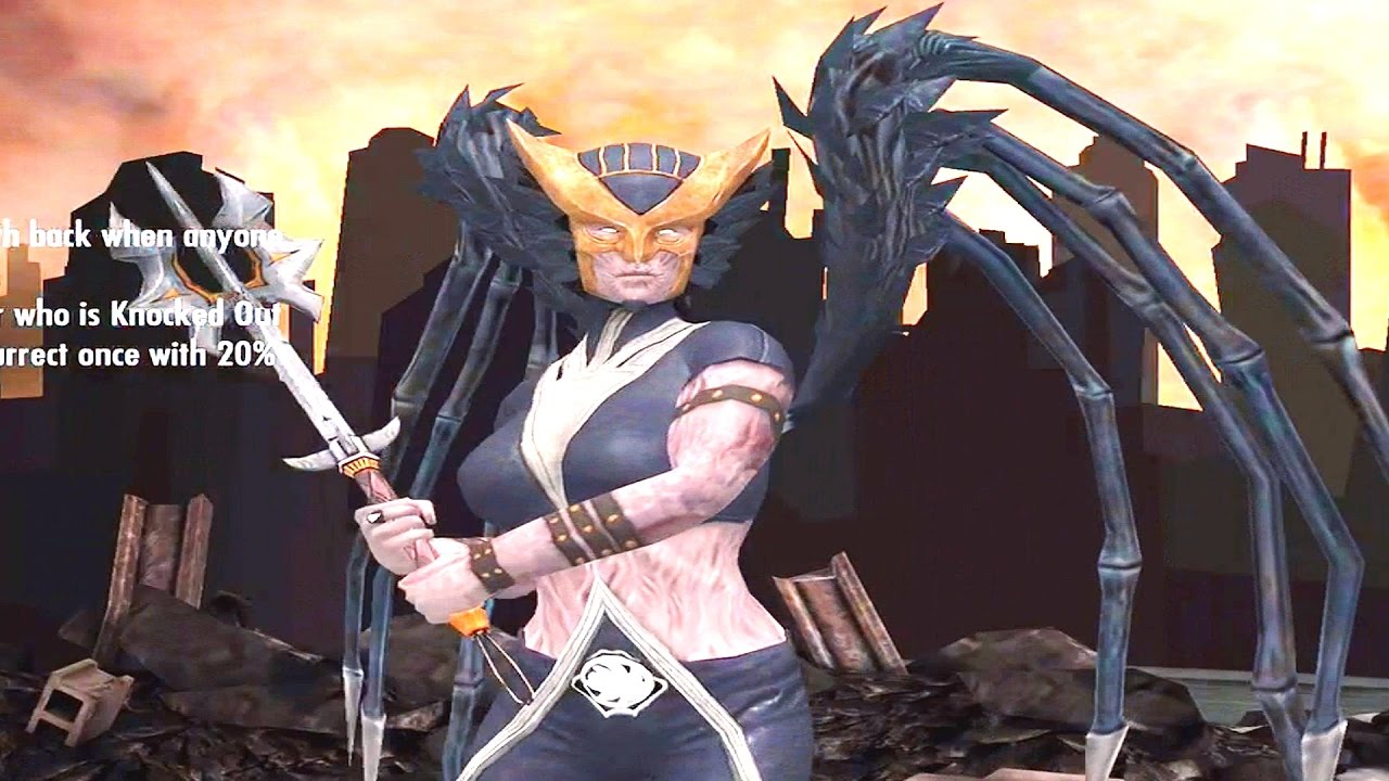 Injustice: Gods Among Us - Blackest Night Hawkgirl Challenge - Battles ...