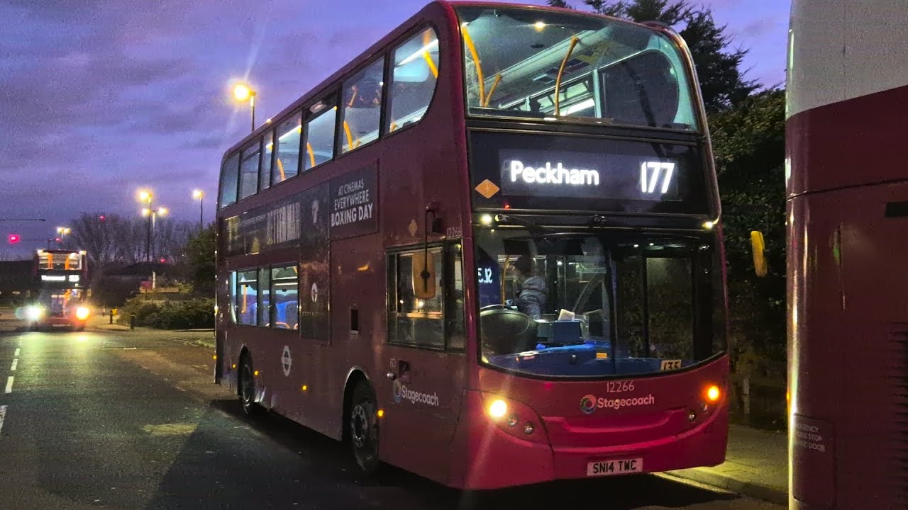 FULL JOURNEY | LONDON BUS 177 PECKHAM - THAMESMEAD (SN14TWC) 12266 ...
