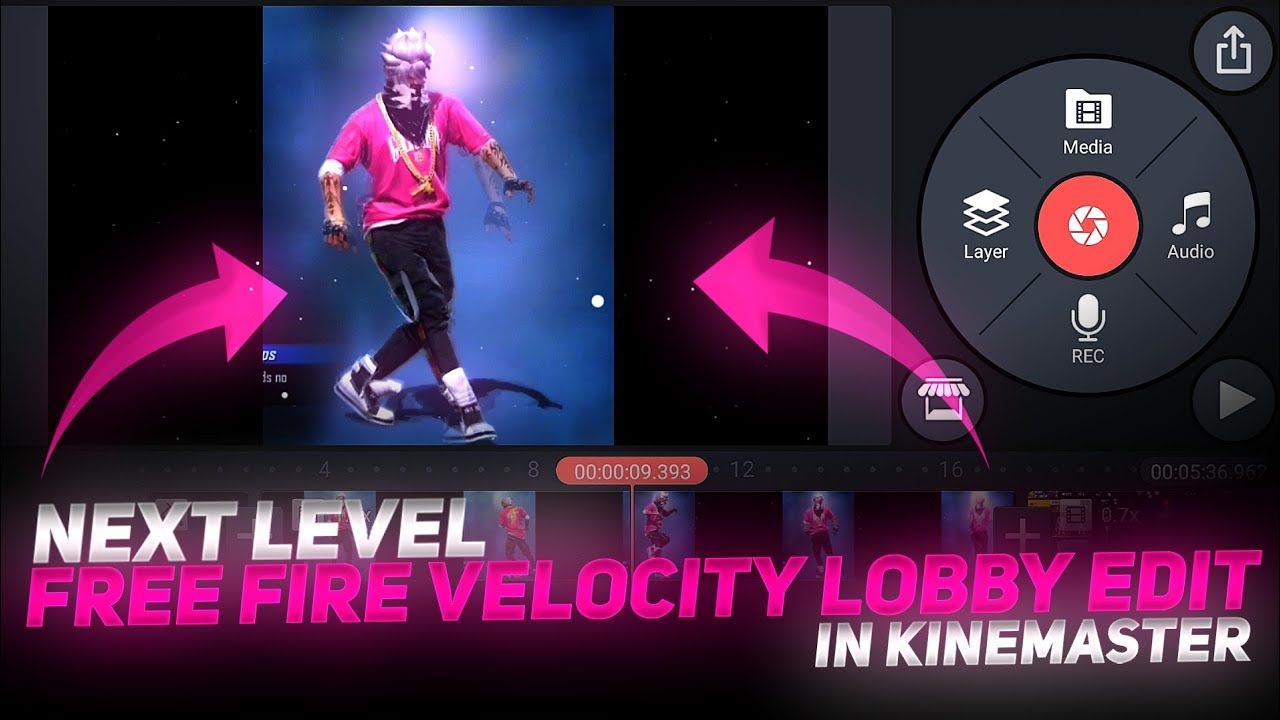Next Level Velocity Lobby Edit In Kinemaster💫 || Free Fire Velocity Edit Tutorial || Technical ...
