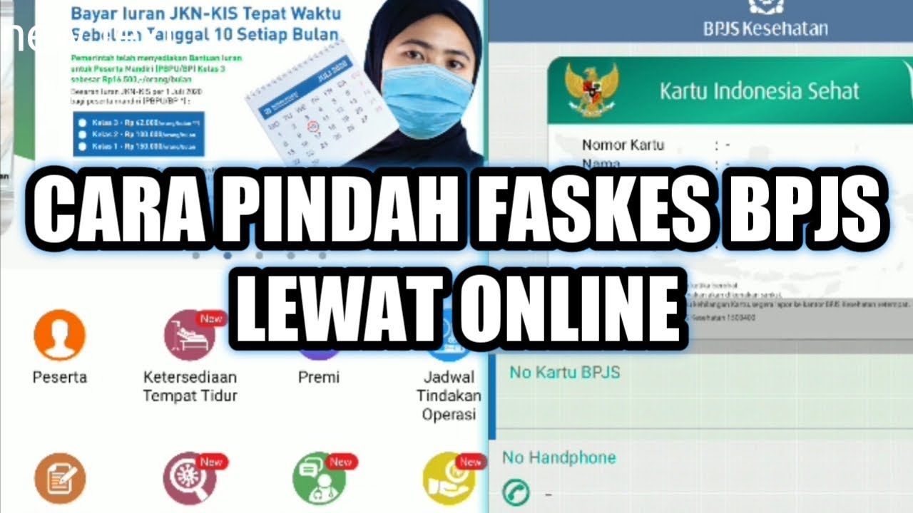 Cara pindah faskes bpjs lewat online - YouTube