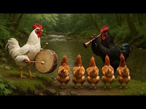 Tavuk Halk Oyunları. Tavuklar halayda.