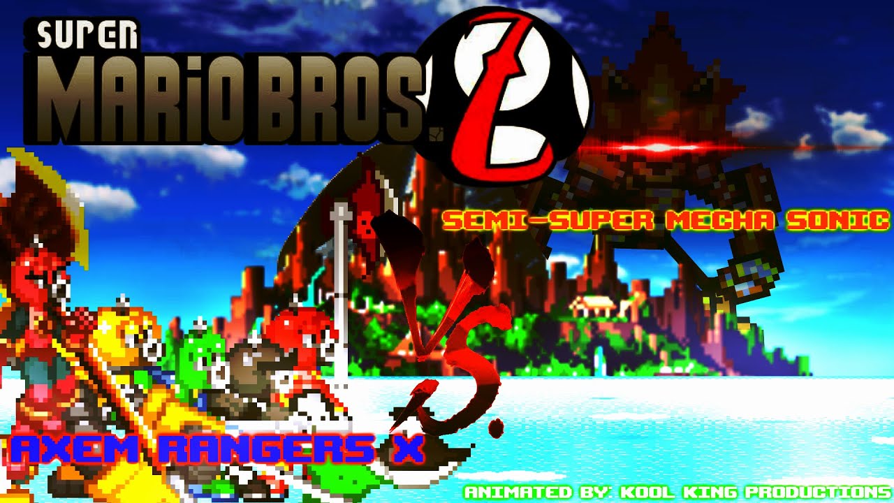 (SMBZ) Semi-Super Mecha Sonic VS Axem Rangers X (My Version) - YouTube