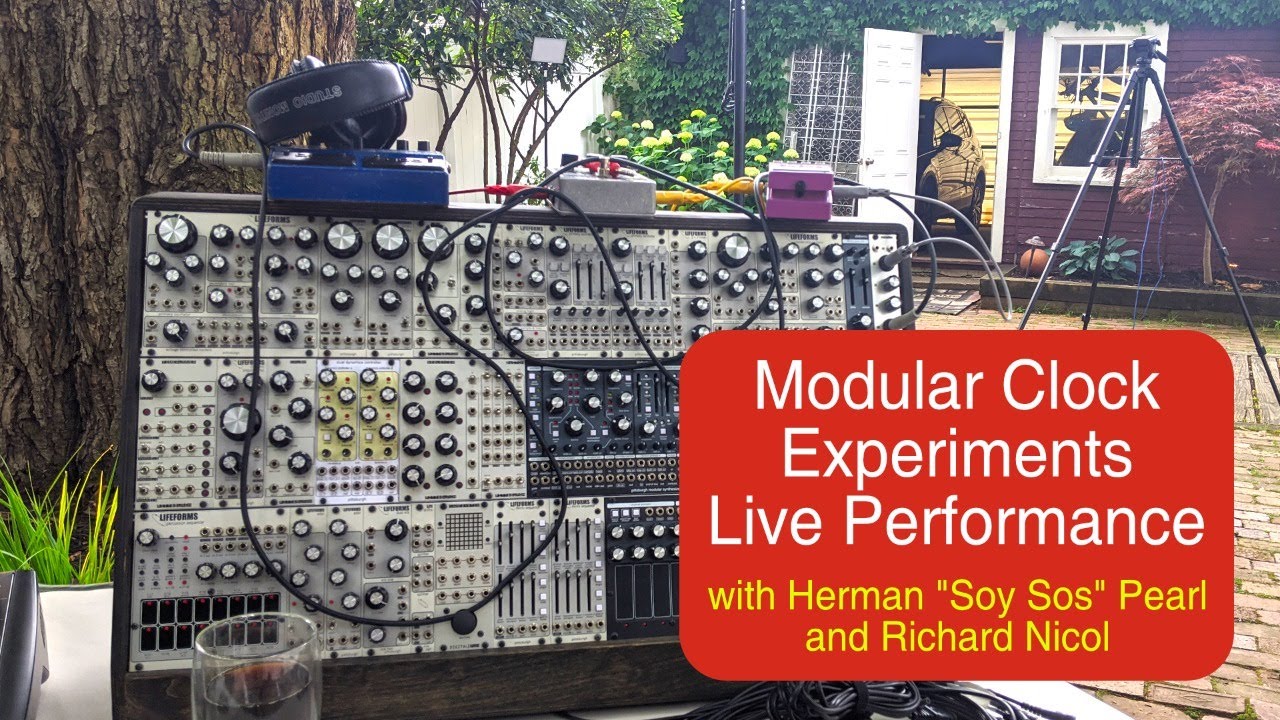 Modular Clock Experiment 9 Live Performance - YouTube