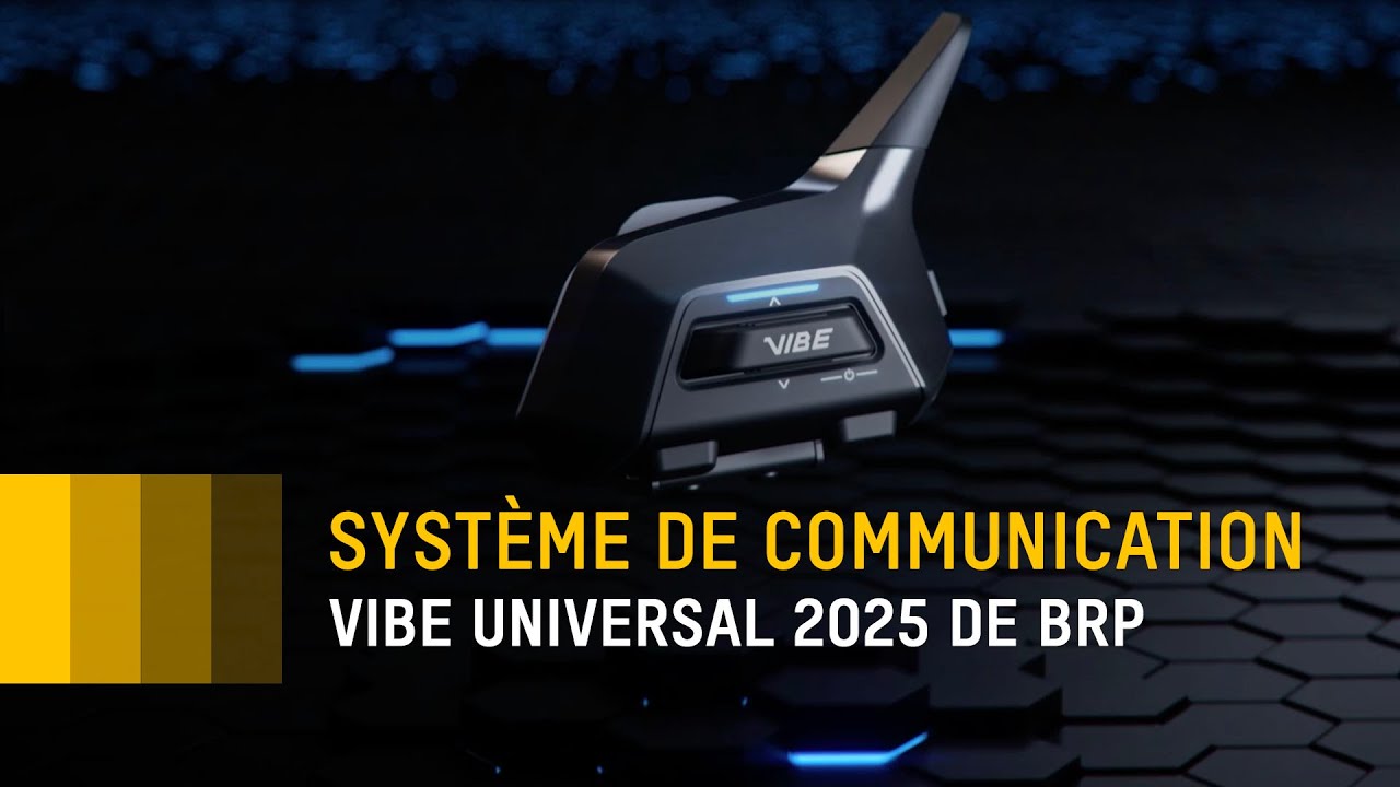 Nouveau système de communication Vibe Universal de BRP - YouTube