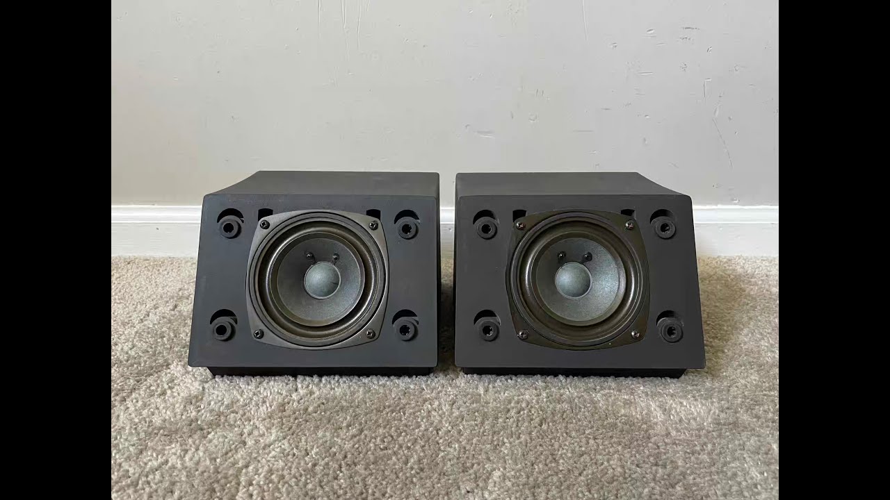 Zenith CV-2000 Home Theater Surround Speakers - YouTube