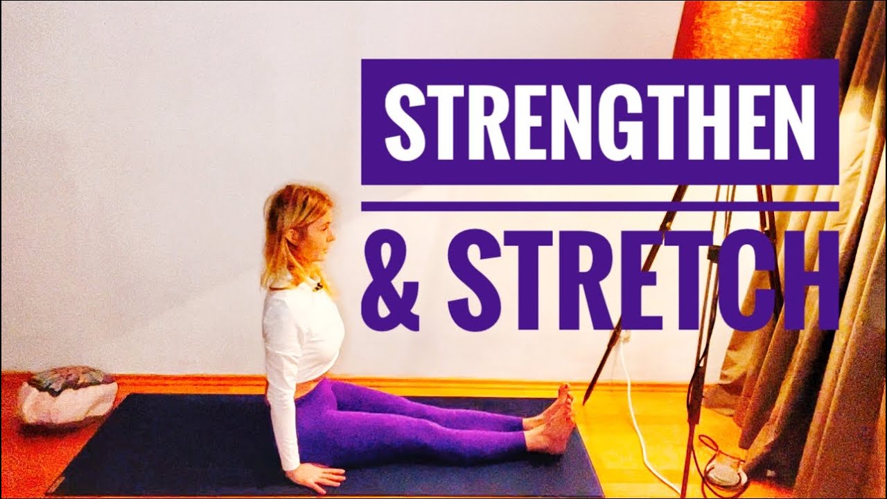 Yoga slow flow & deep stretch | Yoga for more flexibility & strength ...