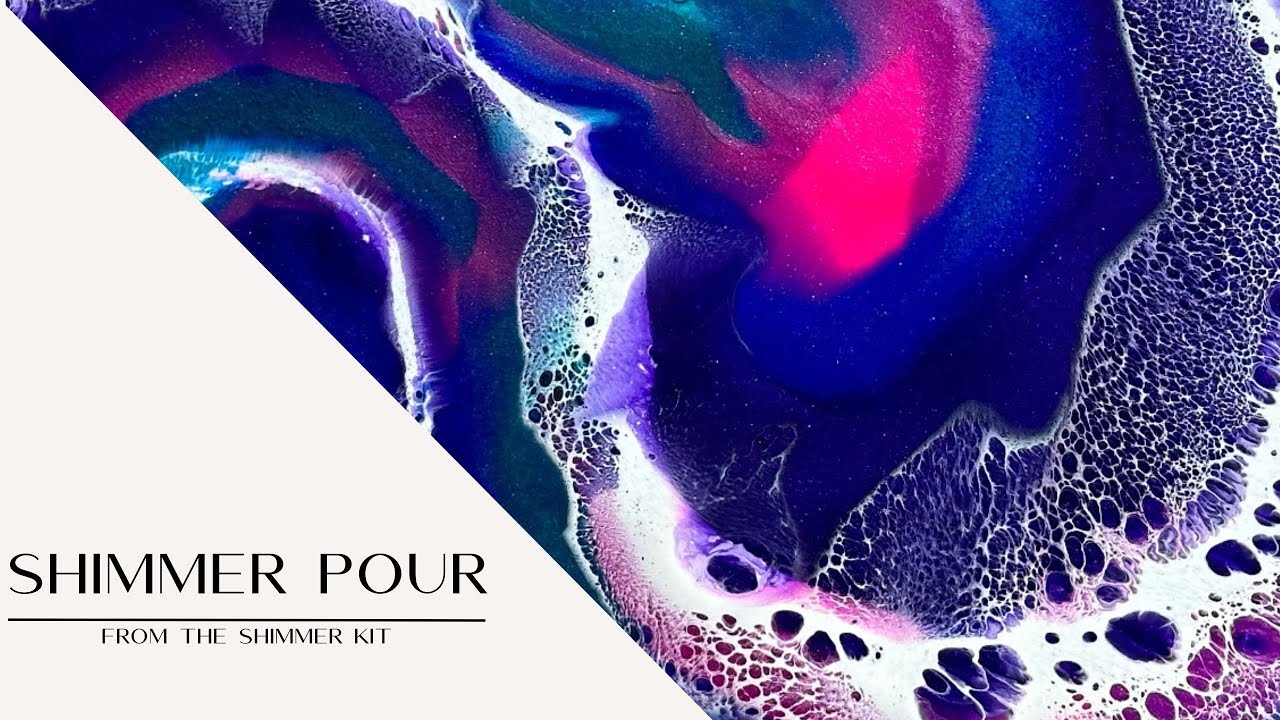 Resin SHIMMER POUR with Colour Passion Shimmer Kit - YouTube