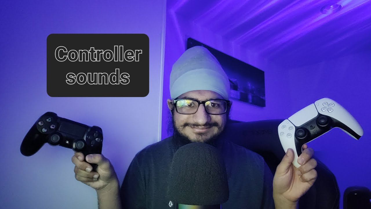 ASMR controller sounds (with mouth sounds) - YouTube